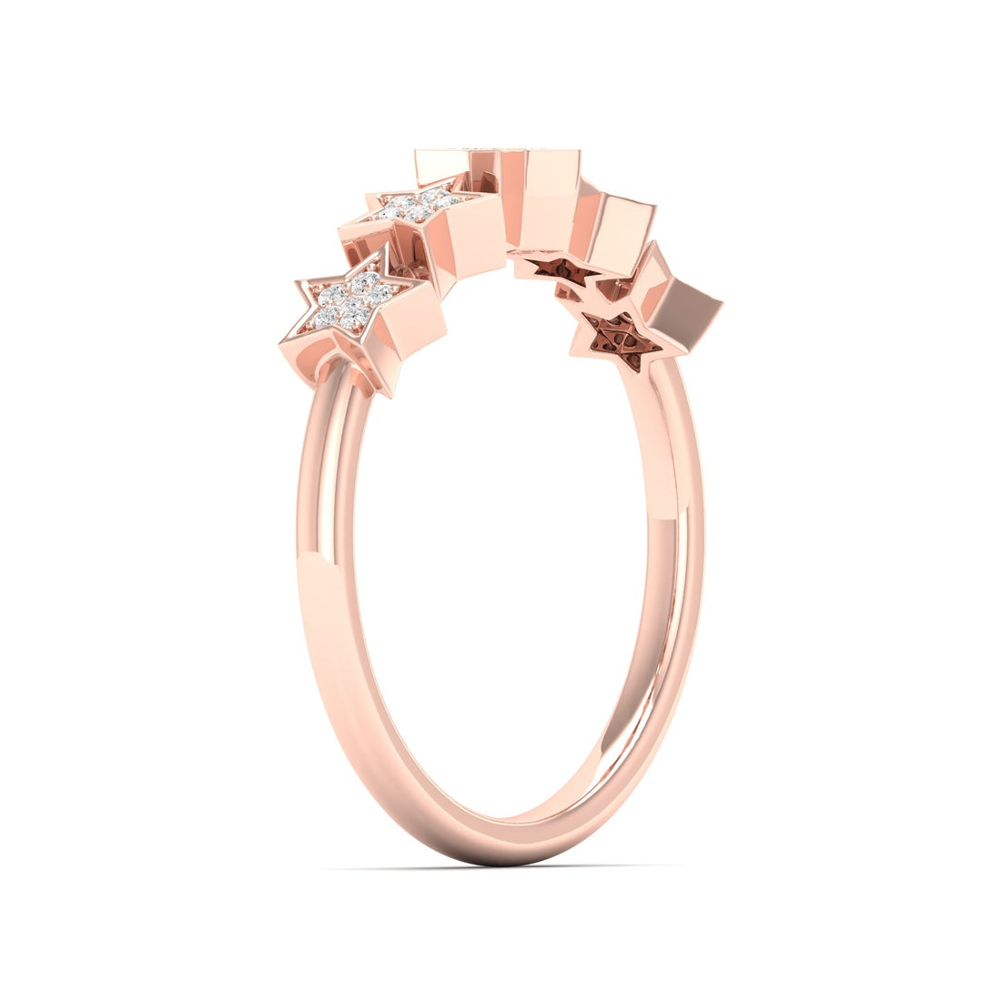 1/10 Ctw Starry Fashion Stackable Ring