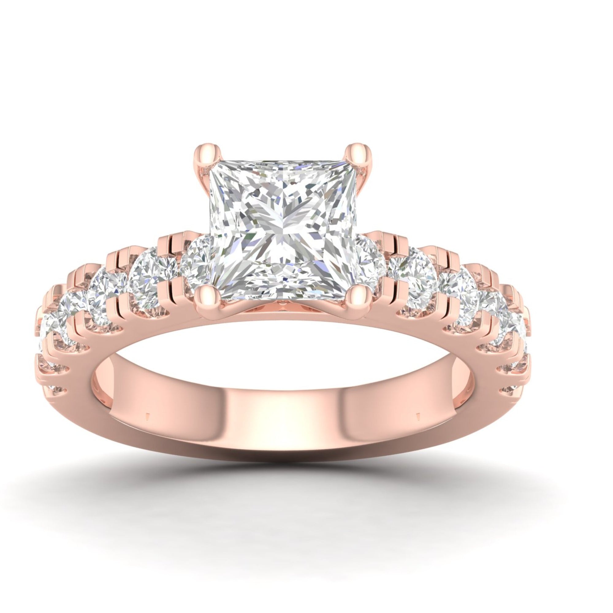 2 1/2 ctw Classic Princess Centre Engagement Ring